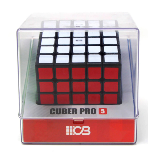 Cuber Pro 5 Preto Profissional - Cubo Mágico 5x5x5 com Embalagem ...