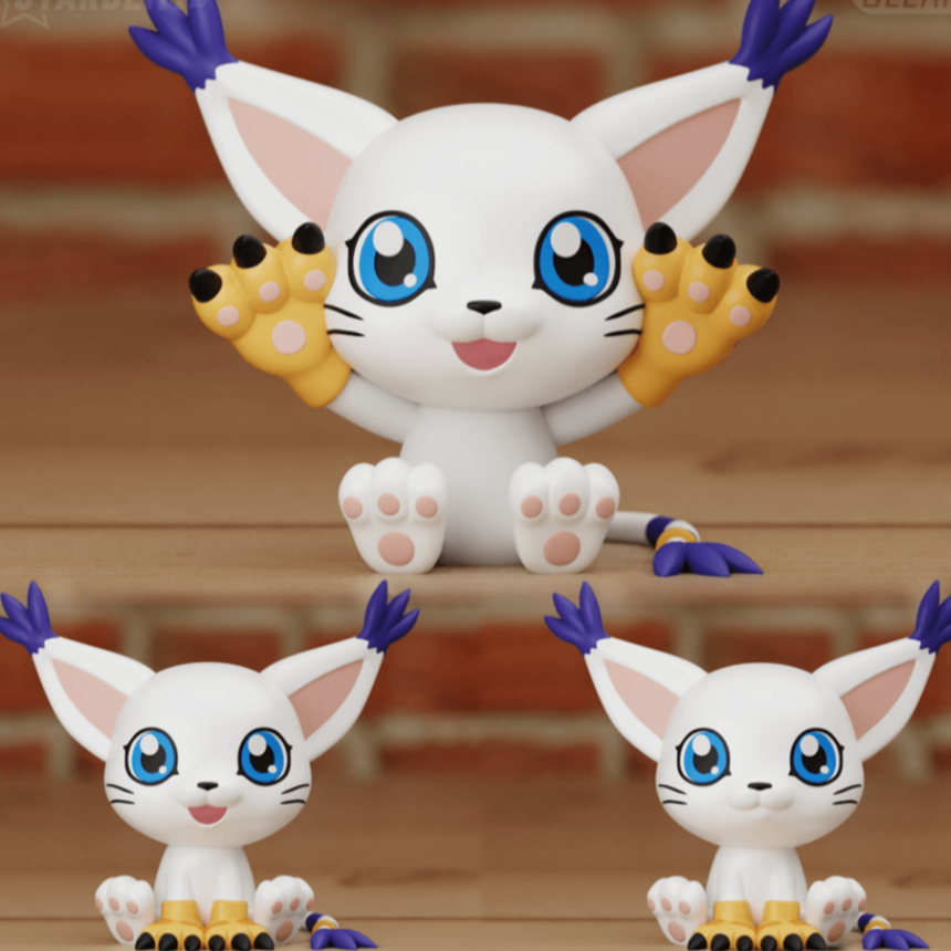 Miniatura Digimon modelo Chibi fofinhos - boneco action figure digimon ...