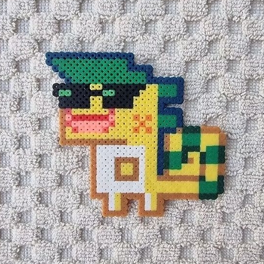 Chaveiro/ Ímã/ Broche Ajaw - Genshin Impact (modelo 1) - Pixel Art ...
