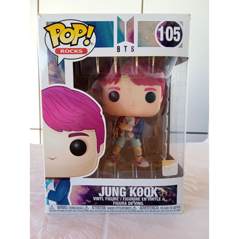 Funko Pop Bts Jung Kook #105 Pop! Rocks | Shopee Brasil