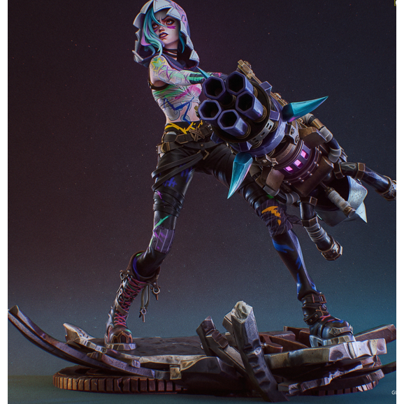 Action Figure da Jinx - Arcane (League of Legends) | Shopee Brasil