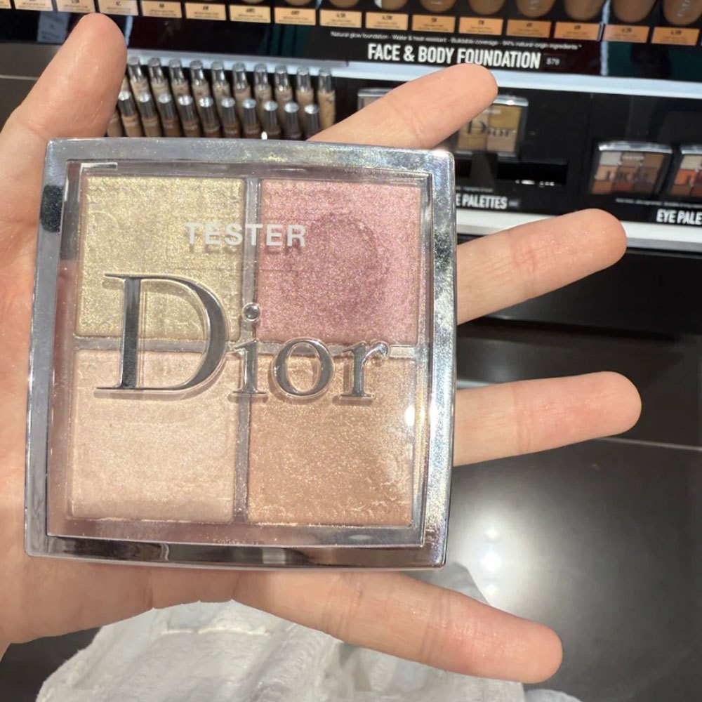 【100% Autêntico】Paleta Dior Backstage 10g - Paleta iluminador Dior - Paleta De Blush Maquiagem ...