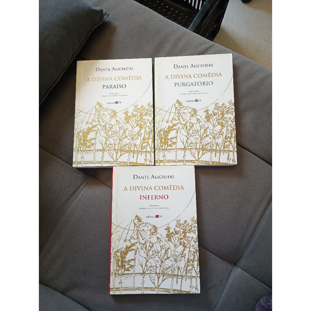 BOX - A Divina Comedia (3 Vols) de Dante Alighieri | Shopee Brasil