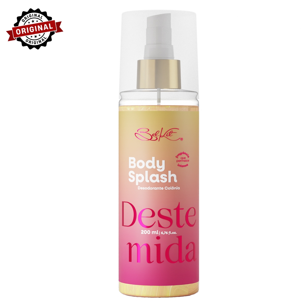 Body Splash Com Brilho Destemida Glow 200ml BELKIT | Alta Projeção ...