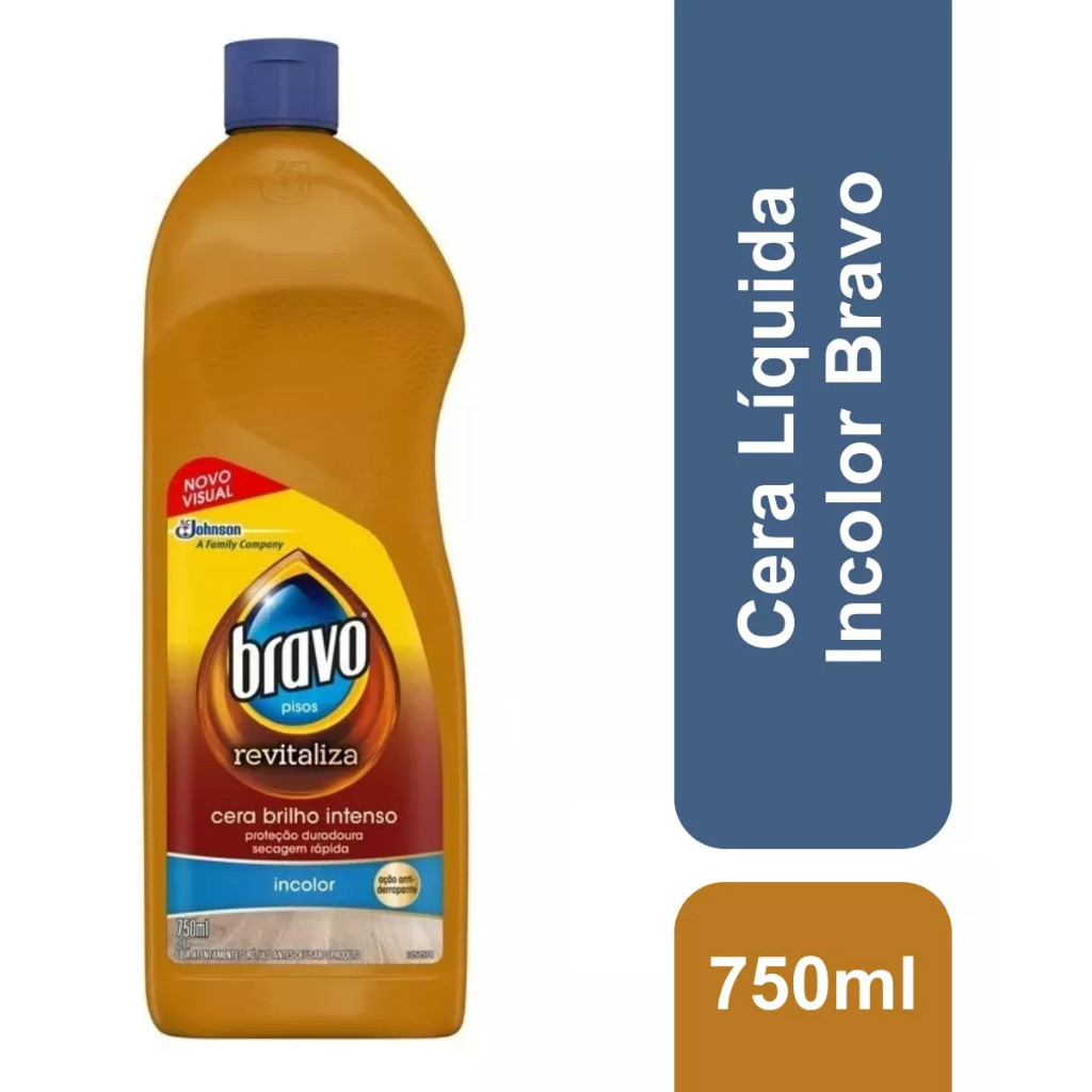 Cera Líquida Flash Incolor 750ml Bravo | Shopee Brasil
