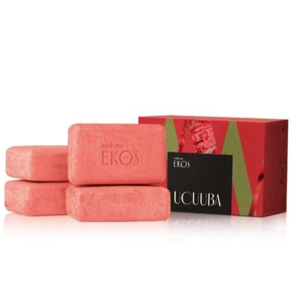 NATURA EKOS UCUUBA SABONETE EM BARRA PURO VEGETAL 4x 100g | Shopee Brasil