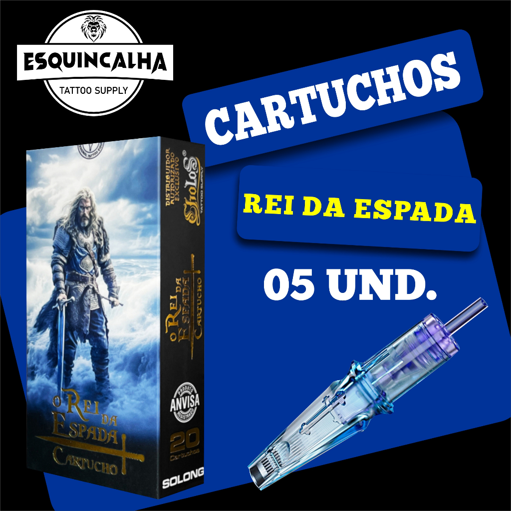 Cartuchos O Rei da Espada 5 Unds. | Shopee Brasil