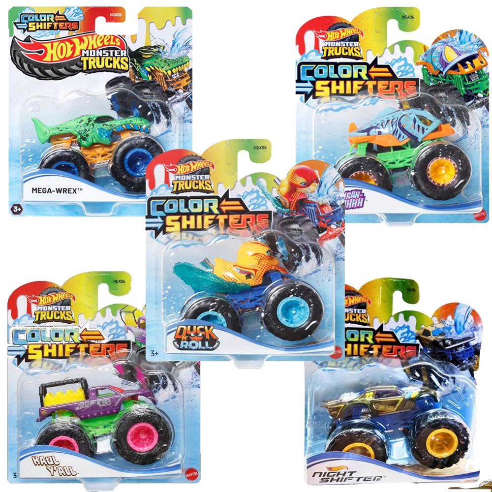 Hot Wheel Monster Trucks Color Shifters Mattel - Escolha o Modelo | Shopee Brasil