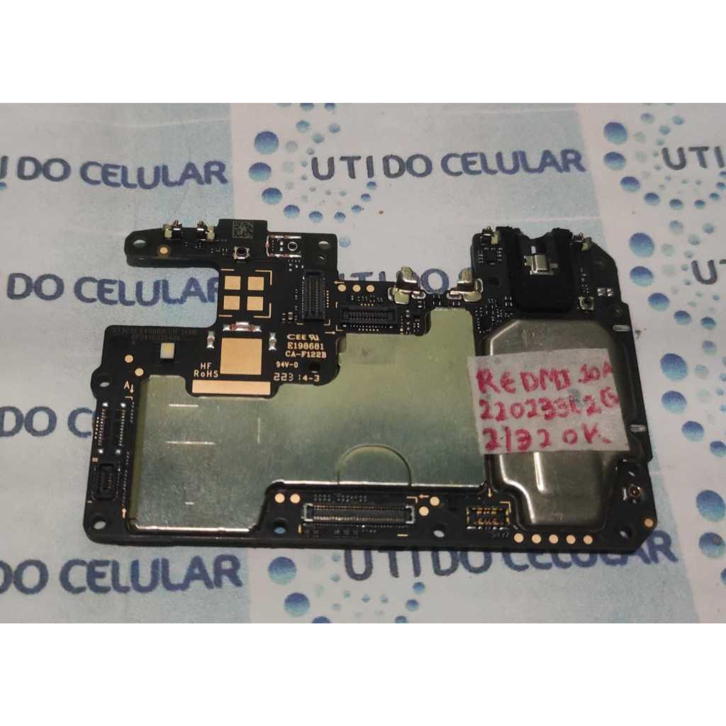 Placa mãe para celular Xiaomi Redmi 10A 220233l2g | Shopee Brasil