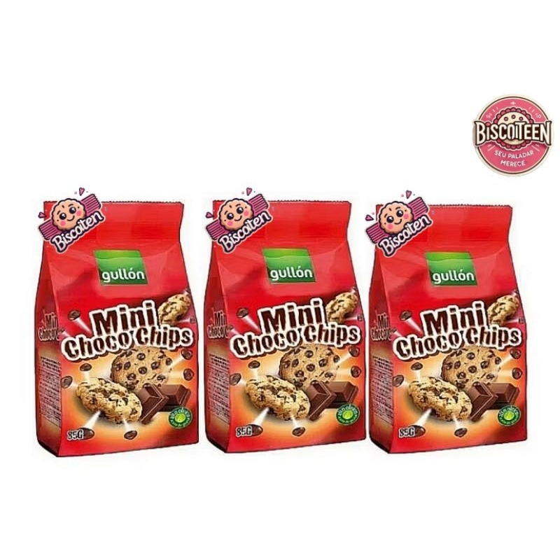 kit 03 Biscoito GULLON Mini Cookies Chocolate 85g cada - importado da ...