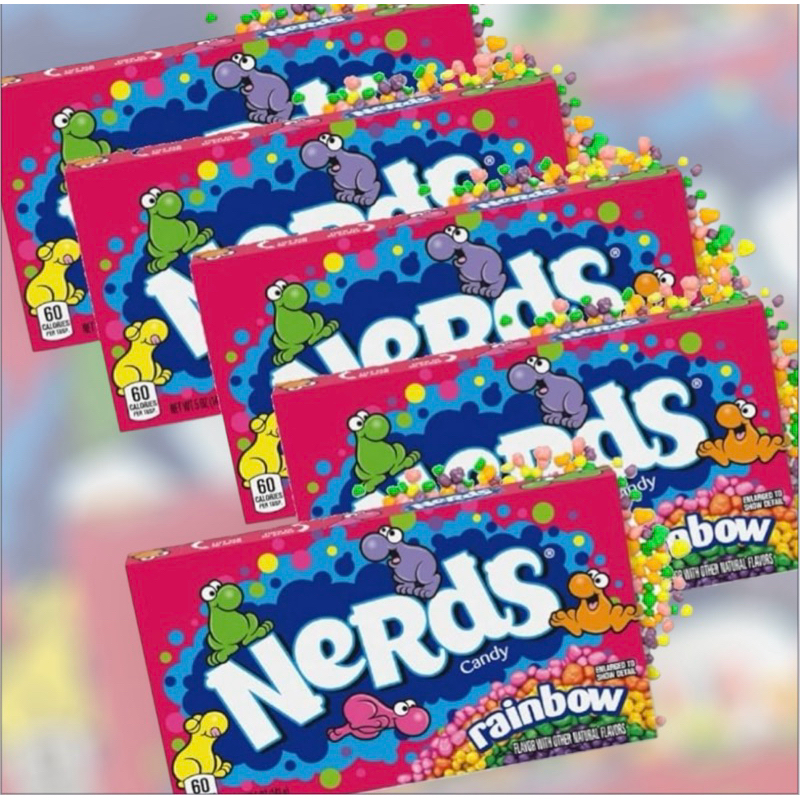Nerds Rainbow Bala sabor frutas sortidos 141g Bala importado Doce ...