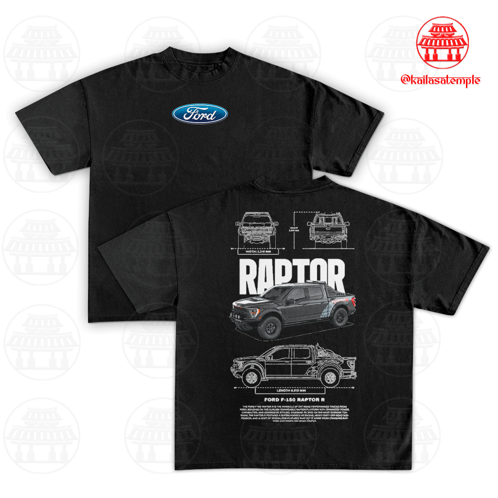 Camiseta Ranger Raptor - Ford – Estilo Streetwear Automotivo – 100% ...
