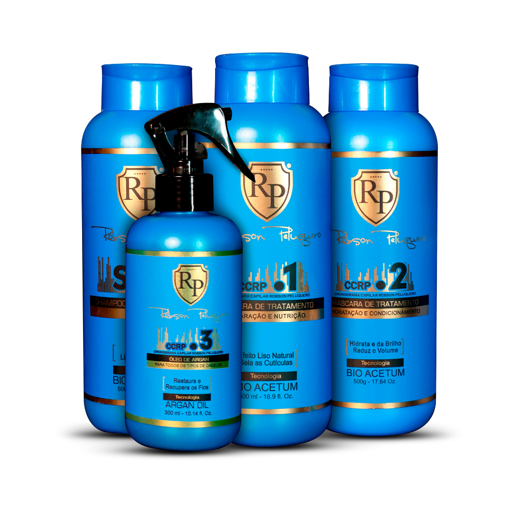 KIT CCRP TRADICIONAL - CRONOGRAMA CAPILAR ROBSON PELUQUERO | Shopee Brasil