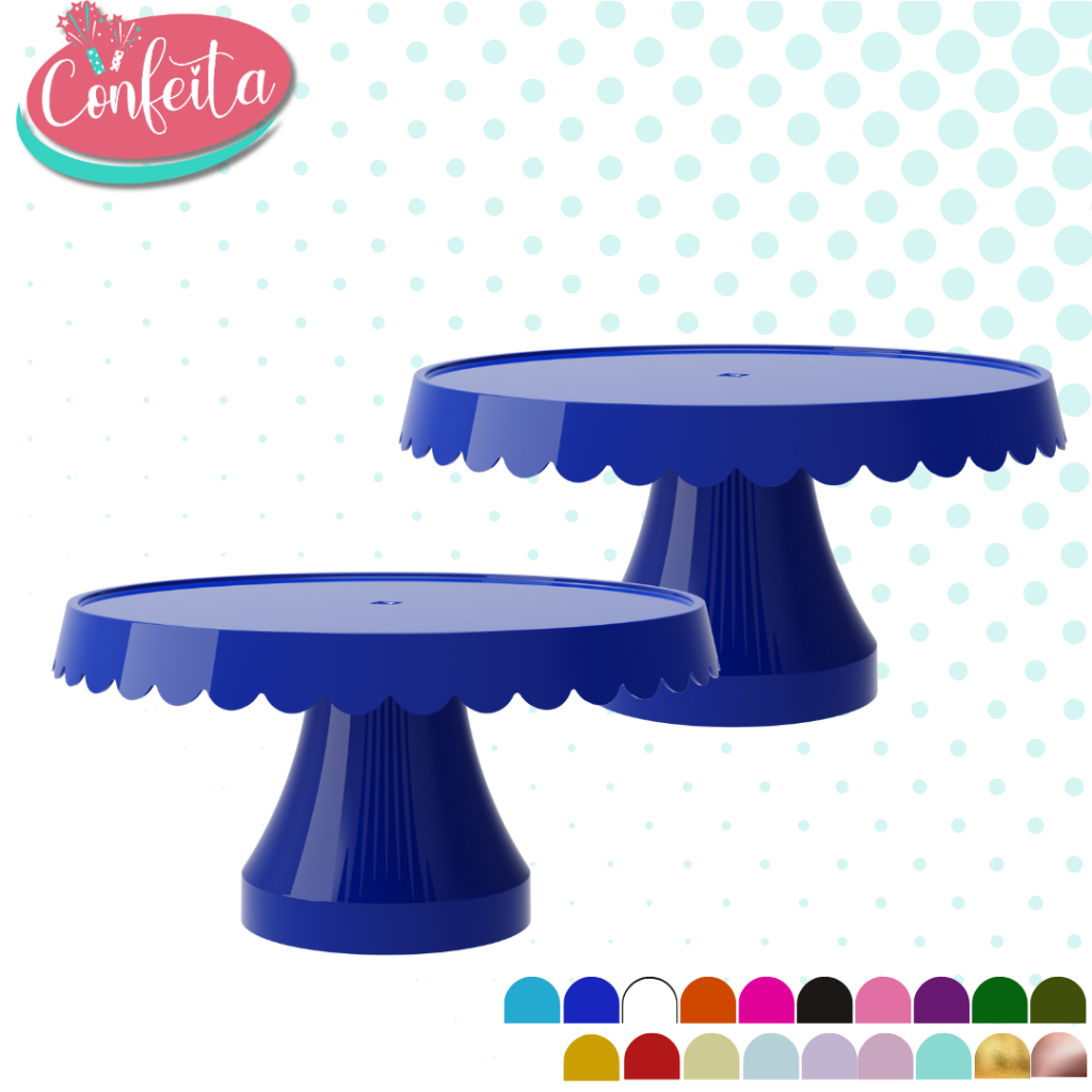 Kit com 2 Boleira Popi Plus 24 cm | Shopee Brasil