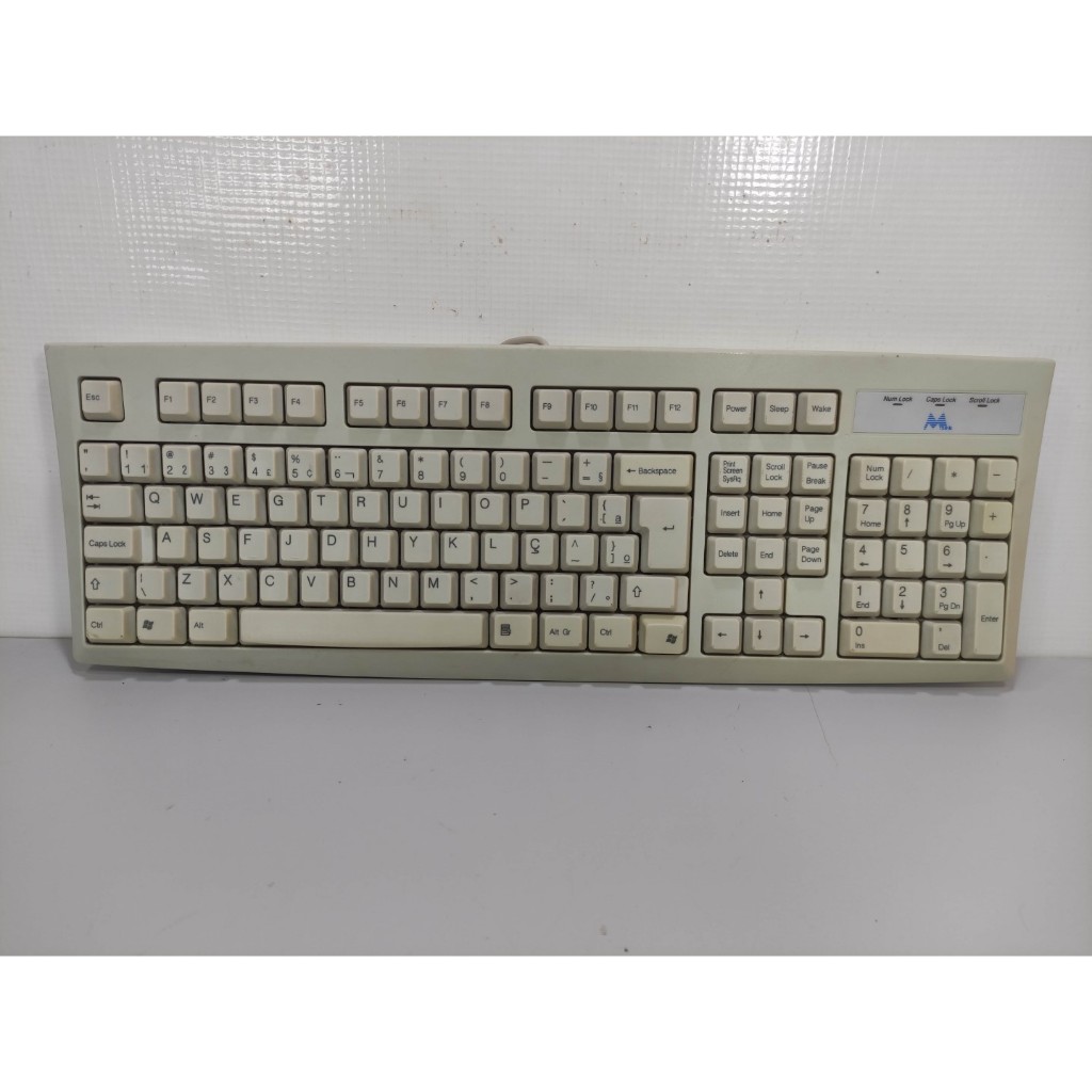 Teclado Antigo Mtek Ps2 Mini Din Retro Pc Computador At7 | Shopee Brasil