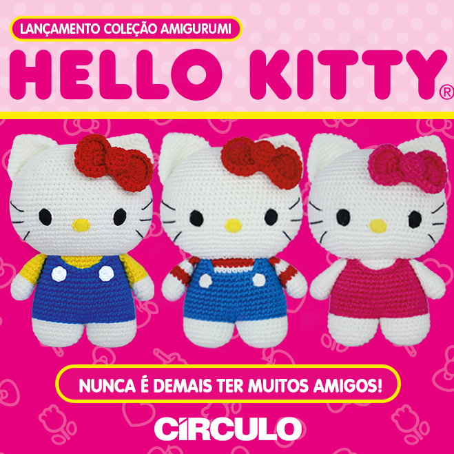 Kit Amigurumi Coleção Hello Kitty Circulo | Shopee Brasil