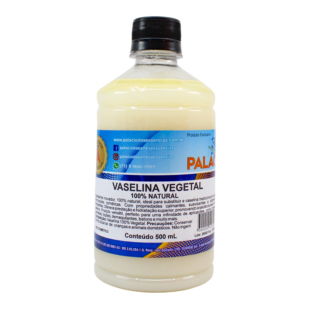 Vaselina Vegetal 100% Natural – 500 ml | Shopee Brasil