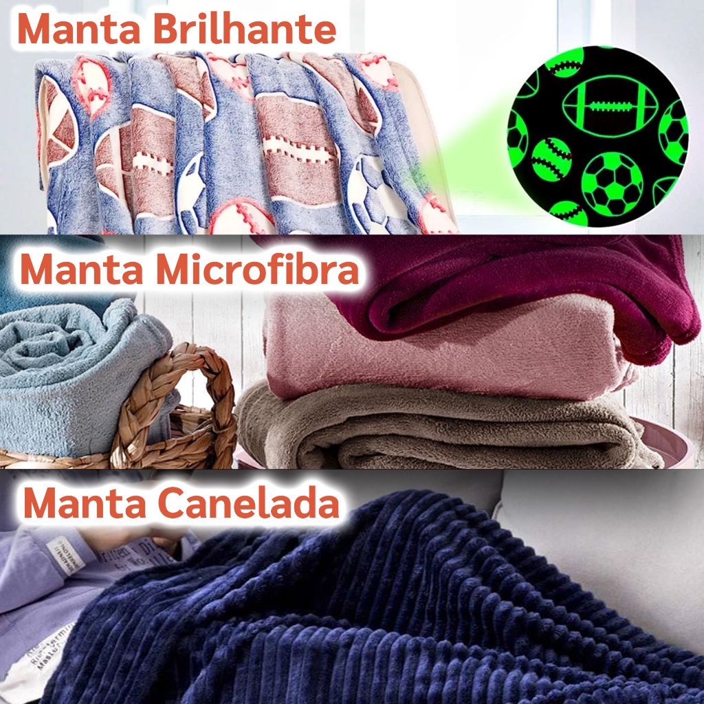 Coberta Manta Microfibra Para Casal 1,80 x 2,00 Quentinhas Várias Cores ...