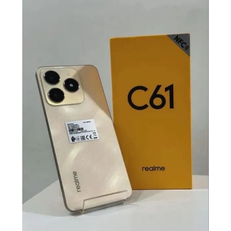 Celular Realme C61 6-256G COR Dourado | Shopee Brasil