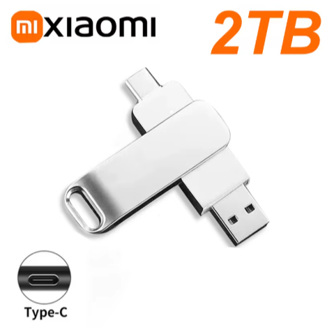 Pen Drive 2TB Xiaomi Mi Alta Velocidade USB/Tipo C 3.0 Adaptador Usb ...