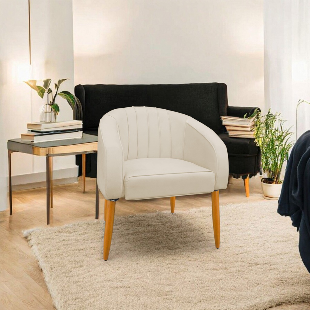 Poltrona Sofia Opala Confortável Resistente Luxuosa Pés Palito Veludo | Shopee Brasil