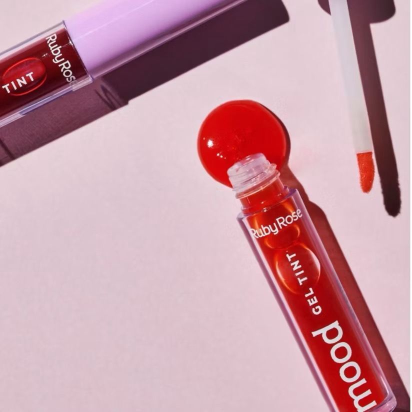 Batom Lip Tint Gel Tint Mood Ruby Rose 3ml | Shopee Brasil
