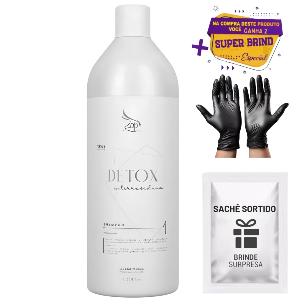 Zap Shampoo Anti Residuo Original 1l Detox | Shopee Brasil