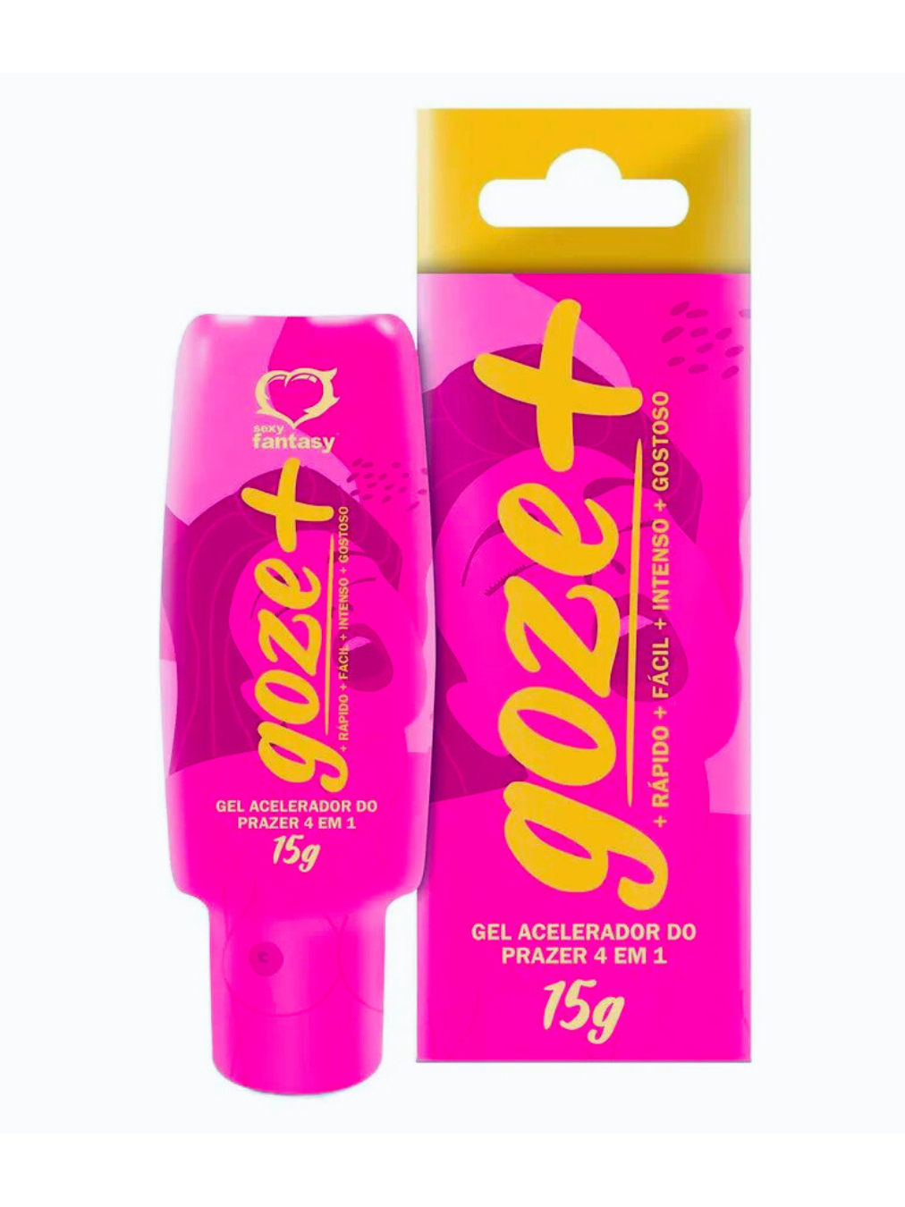 Goze + Gel Acelerador do Prazer 4 em 1 15g Sexy Fantasy | Shopee Brasil