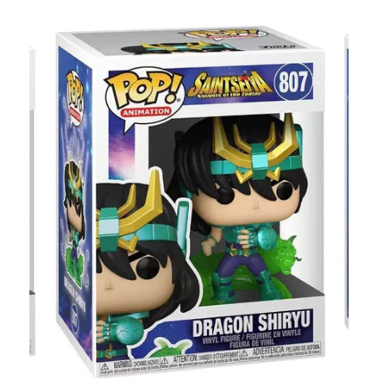 Funko Pop Cavaleiros do Zodíaco - Dragão Shiryu BOOTLEG | Shopee Brasil