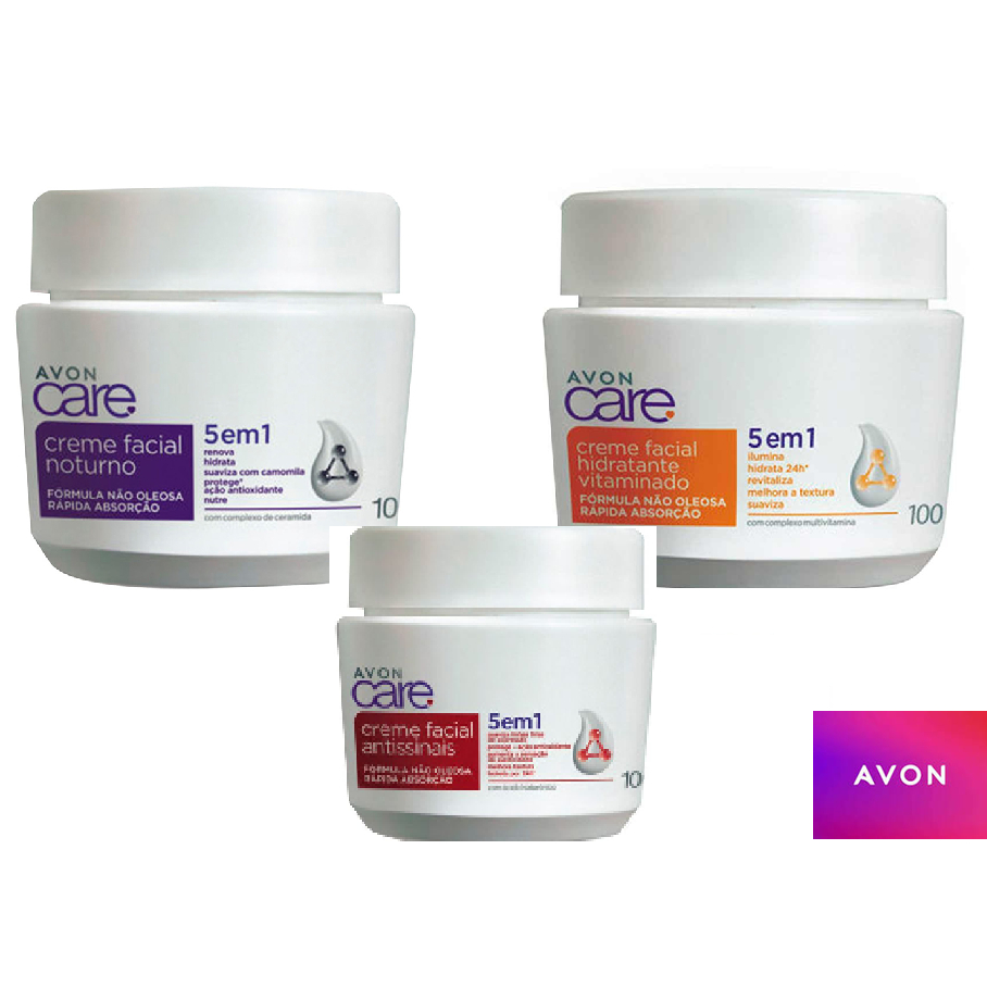 Creme Facial Avon Care 5 em 1 - Original | Shopee Brasil