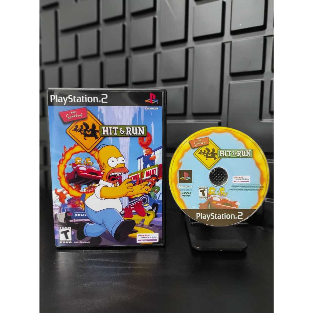 Jogo The Simpsons Hit & Run Playstation 2 - Ps2 Slim, Ps2 FAT | Shopee ...