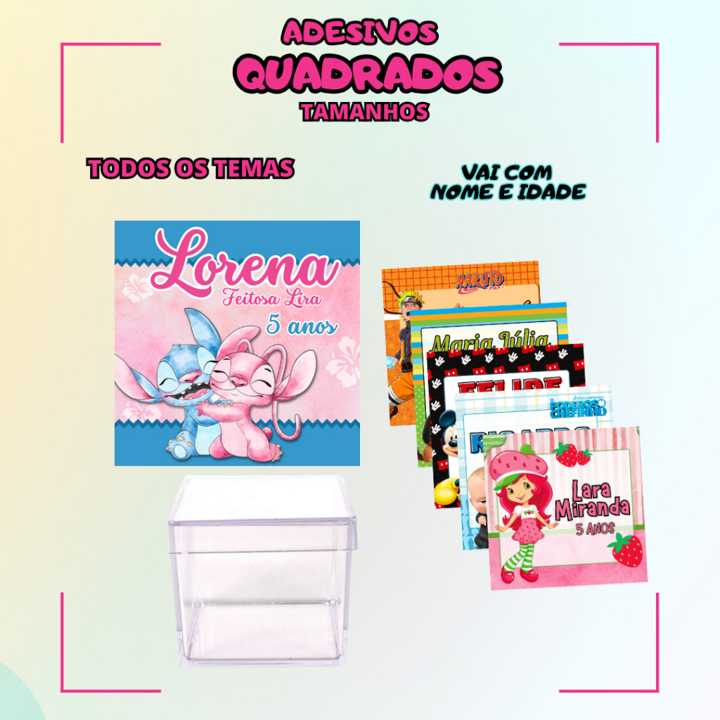 Adesivos Personalizados 4x4 e 5x5 cm - Rótulos adesivos /FAZEMOS TODOS OS TEMAS | Shopee Brasil