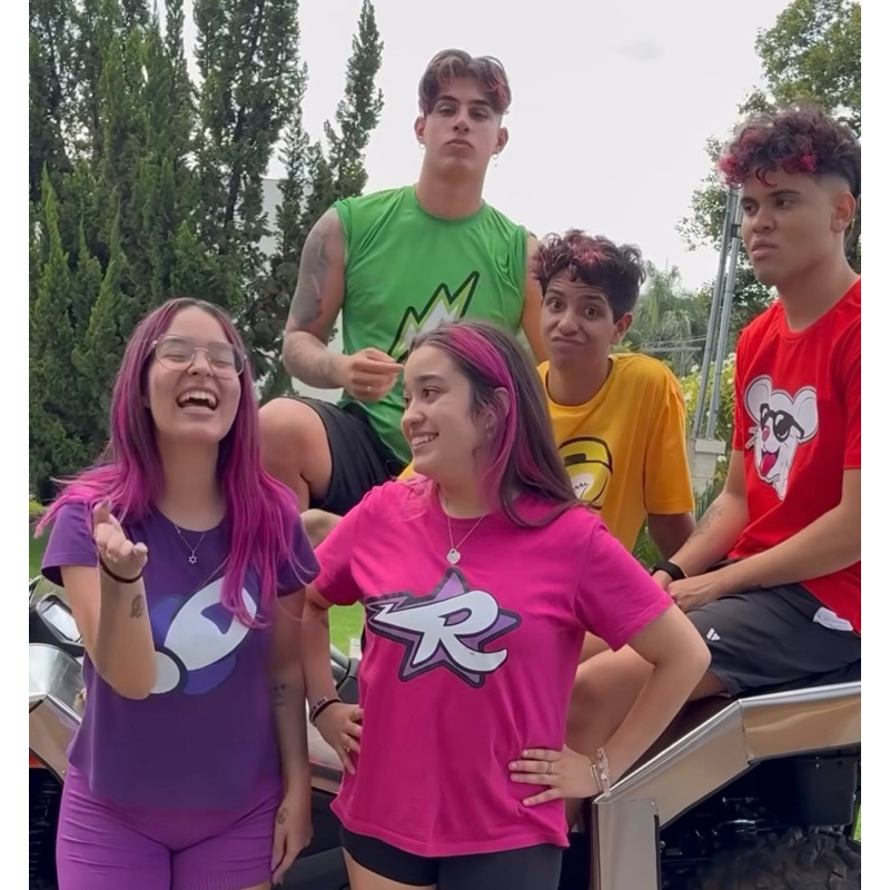 Camiseta Adulto Turma dos rosa Katlen Ketlen roxa preta rosa Youtuber ...