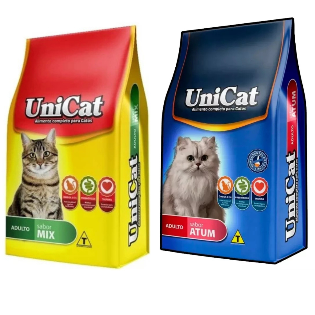 Ração UniCat Para Gato Adulto 10,1kg | Shopee Brasil