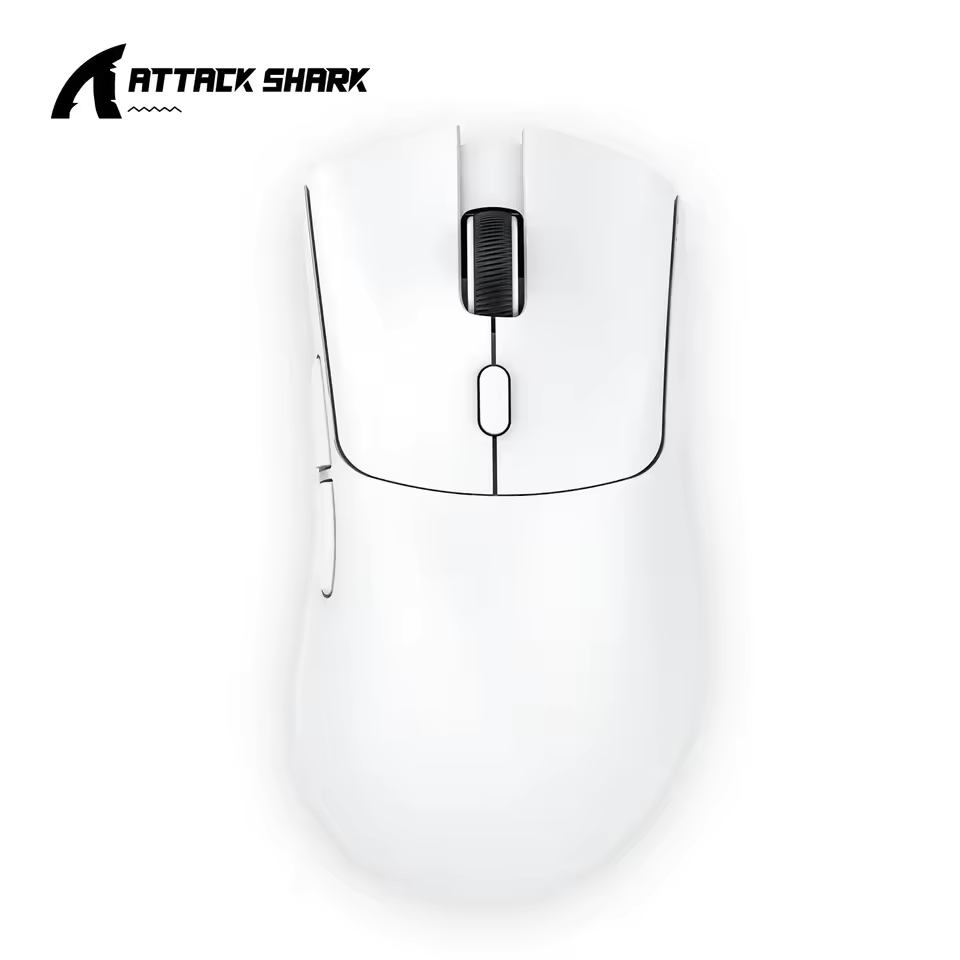Mouse Gamer Attack Shark R1 Preto – 18.000 DPI, PAW3311, Tri-Mode, 1000Hz, Ultra Leve | Shopee ...
