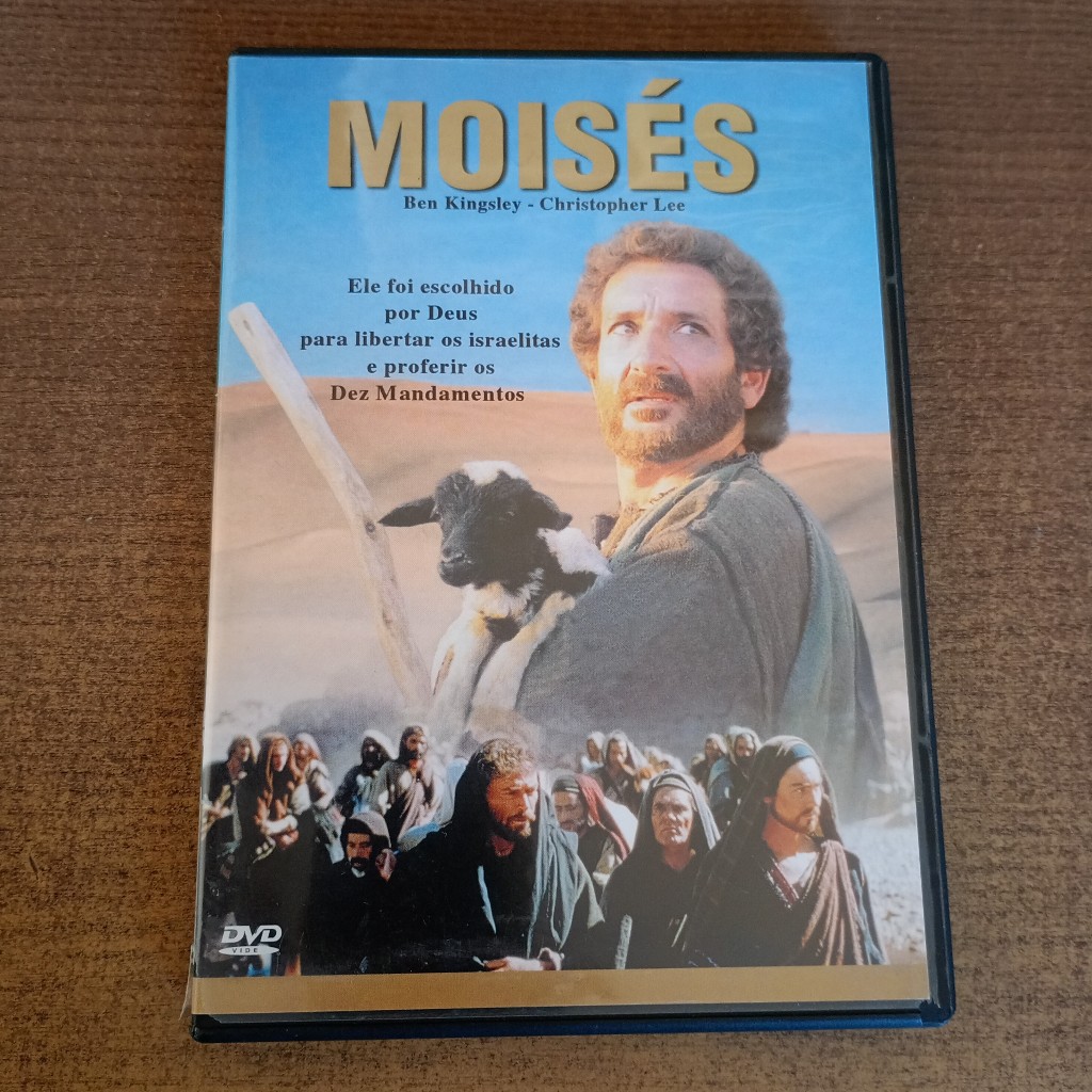 DVD Moisés (1995) Ben Kingsley / Christopher Lee | Shopee Brasil