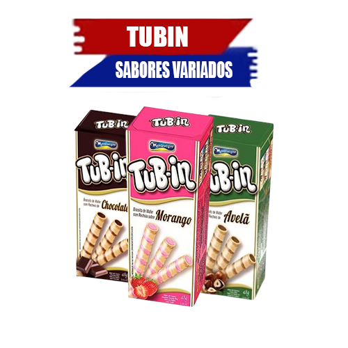 Kit Tubin Sortido - 24 Unidades (Chocolate, Morango e Avelã) | Shopee ...