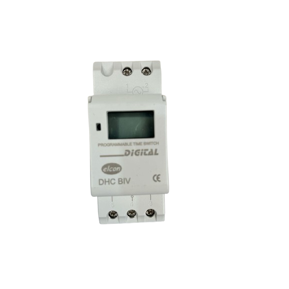 Interruptor Timer Digital DHC Para Trilho Em DIN Bivolt Elcon | Shopee Brasil