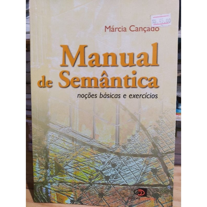 Manual De Semântica - Noções Básicas E Exercícios | Shopee Brasil