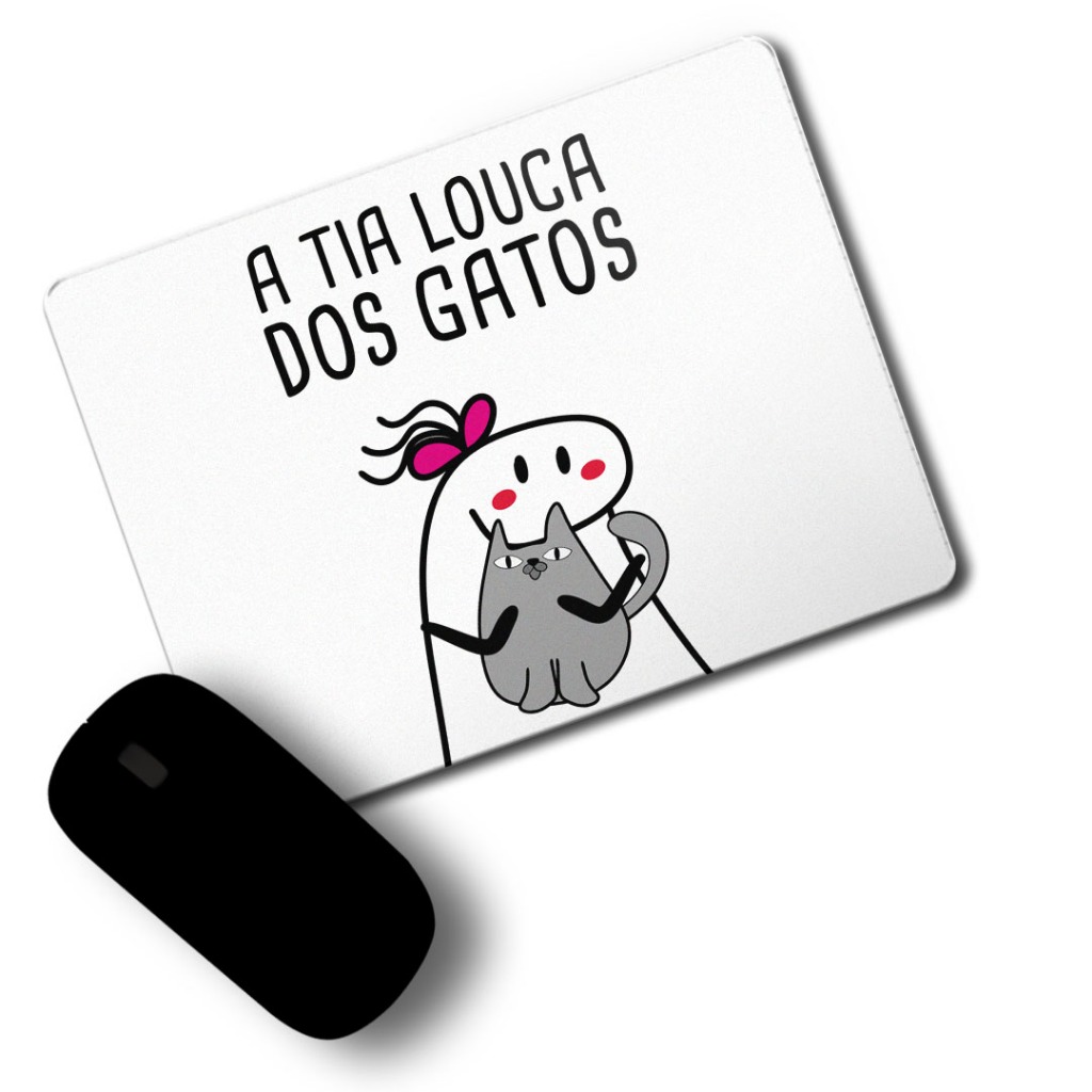 Mouse Pad Gato Flork meme A tia dos Gatos | Shopee Brasil