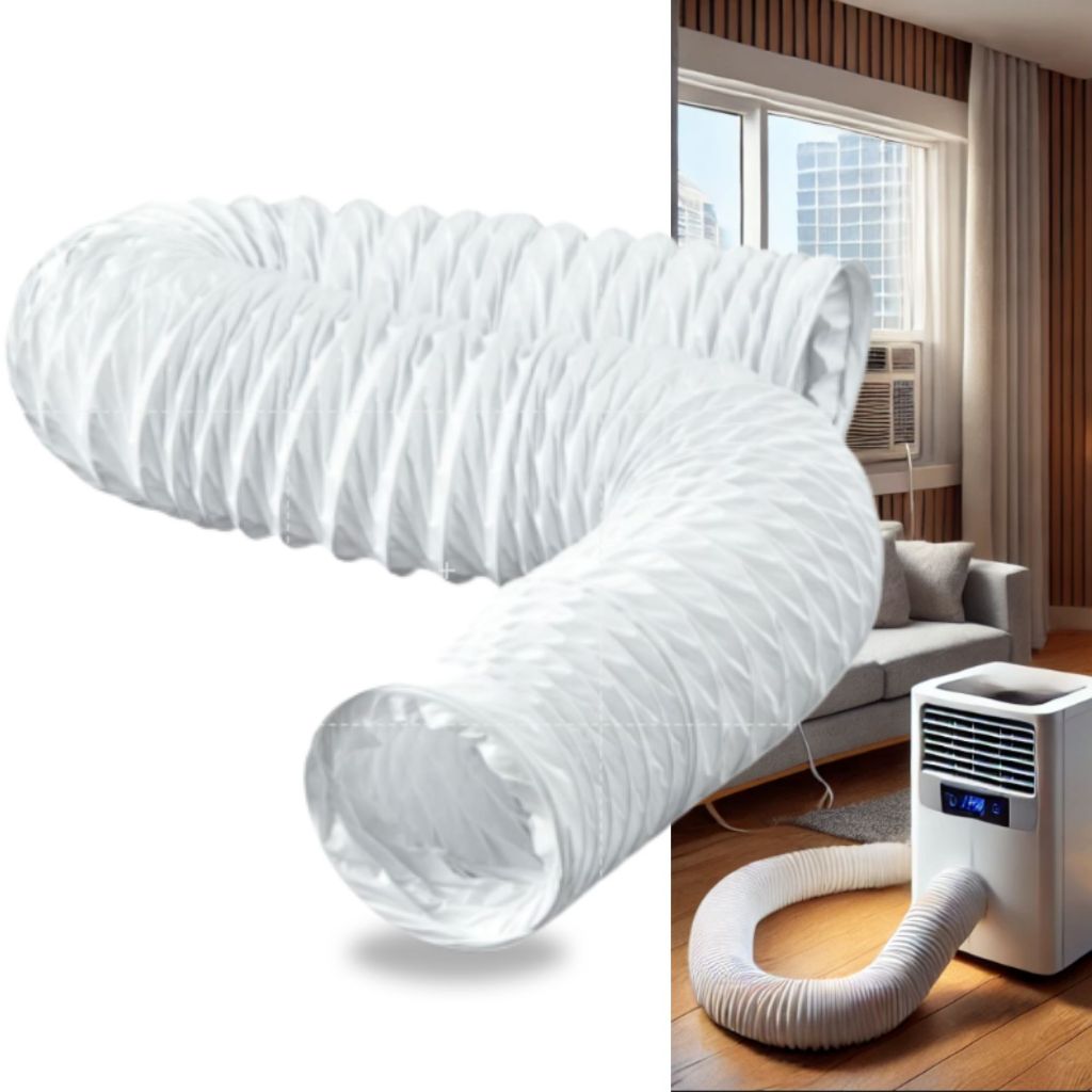 Duto Flexível PVC 150mm 3 Metros 6 Polegadas Para Ar Condicionado ...