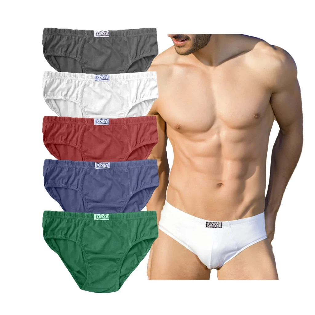 Kit 10 Cuecas Slip 100% Algodão Cueca Slip Masculina P M G GG XGG | Shopee Brasil