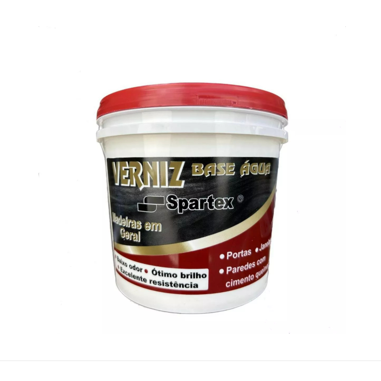 Verniz Base Agua Acrílica Madeira Semi Brilhante 900ml Spartex | Shopee ...