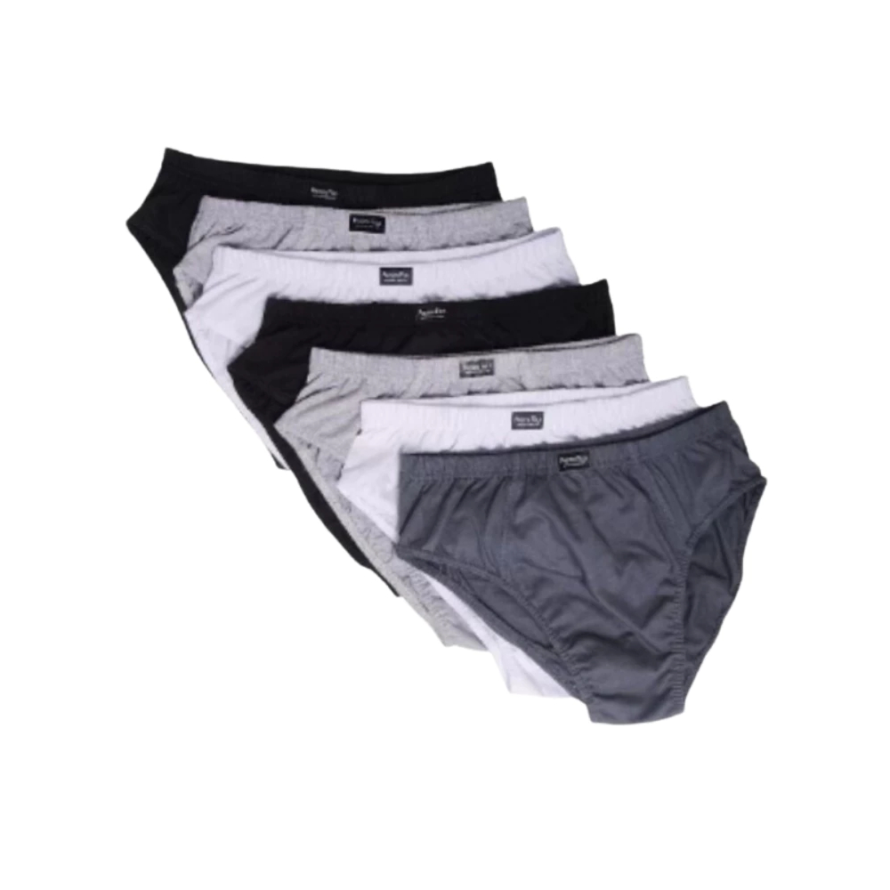 Kit com 5 Cueca MASCULINA Adulto Básica Modelo SLIP 100% ALGODÃO - P/M ...