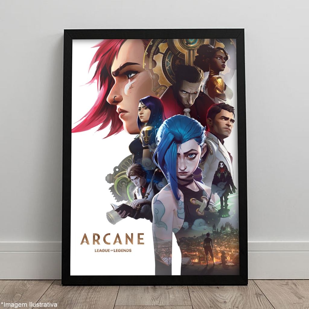 Quadro Arcane Série LOL Pôster A4 e A3 | Shopee Brasil