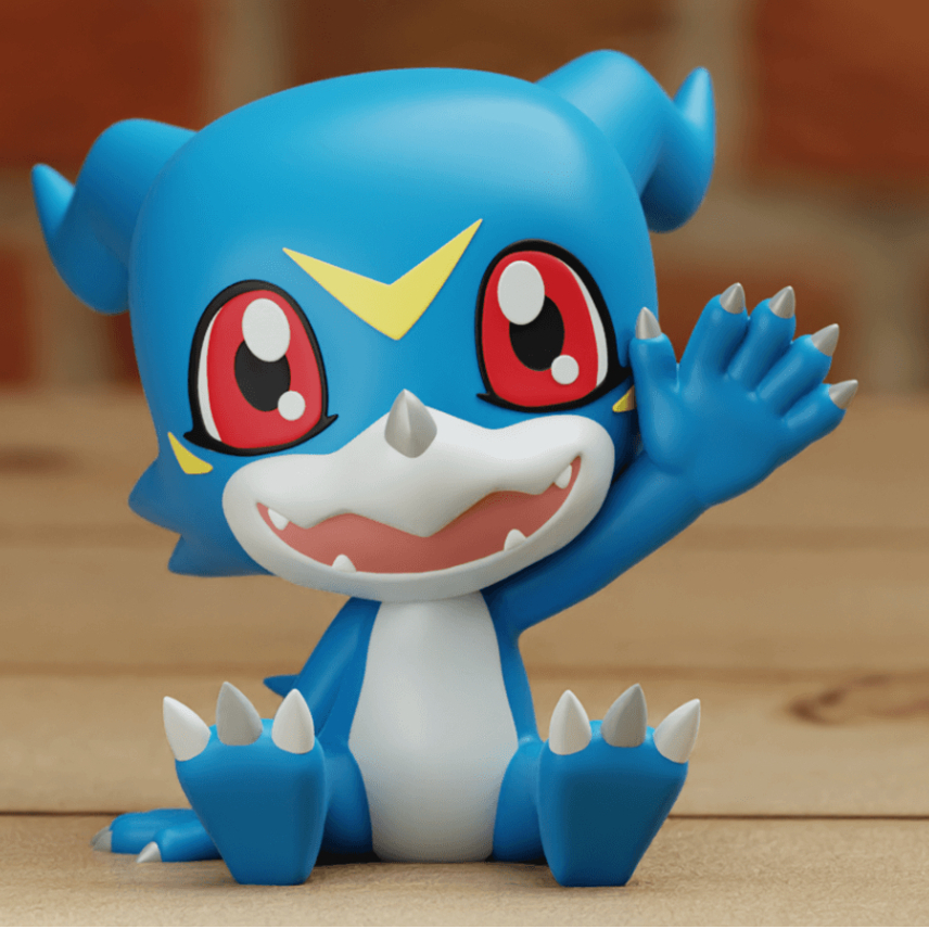 Miniatura boneco Digimon Chibi - action figure digimon chibi | Shopee ...