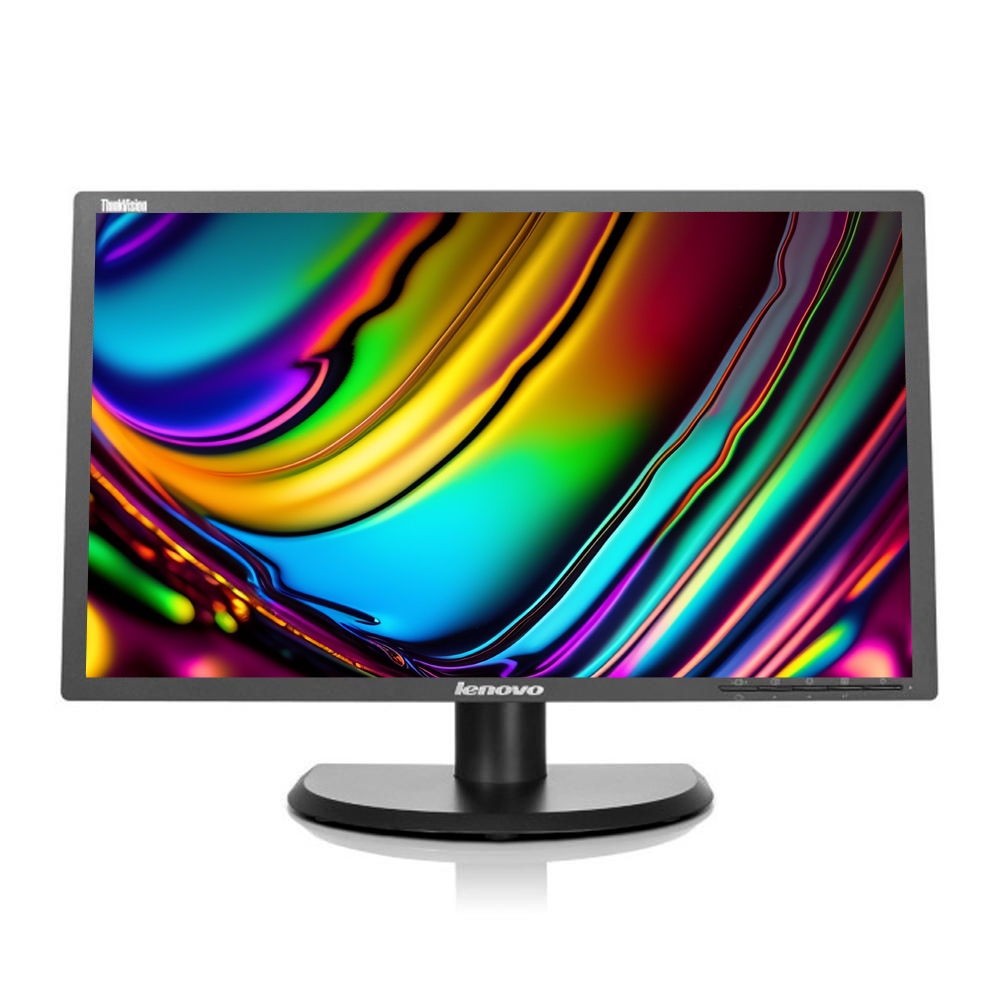 Monitor Lenovo 20" E2003BA Widescreen Base Regulável VGA/DVI 1600x900 ...