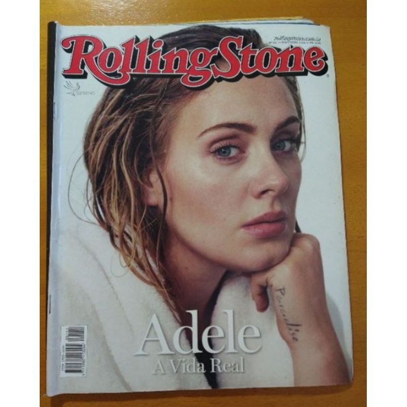 revista rollingstone rara colecionador de adele | Shopee Brasil