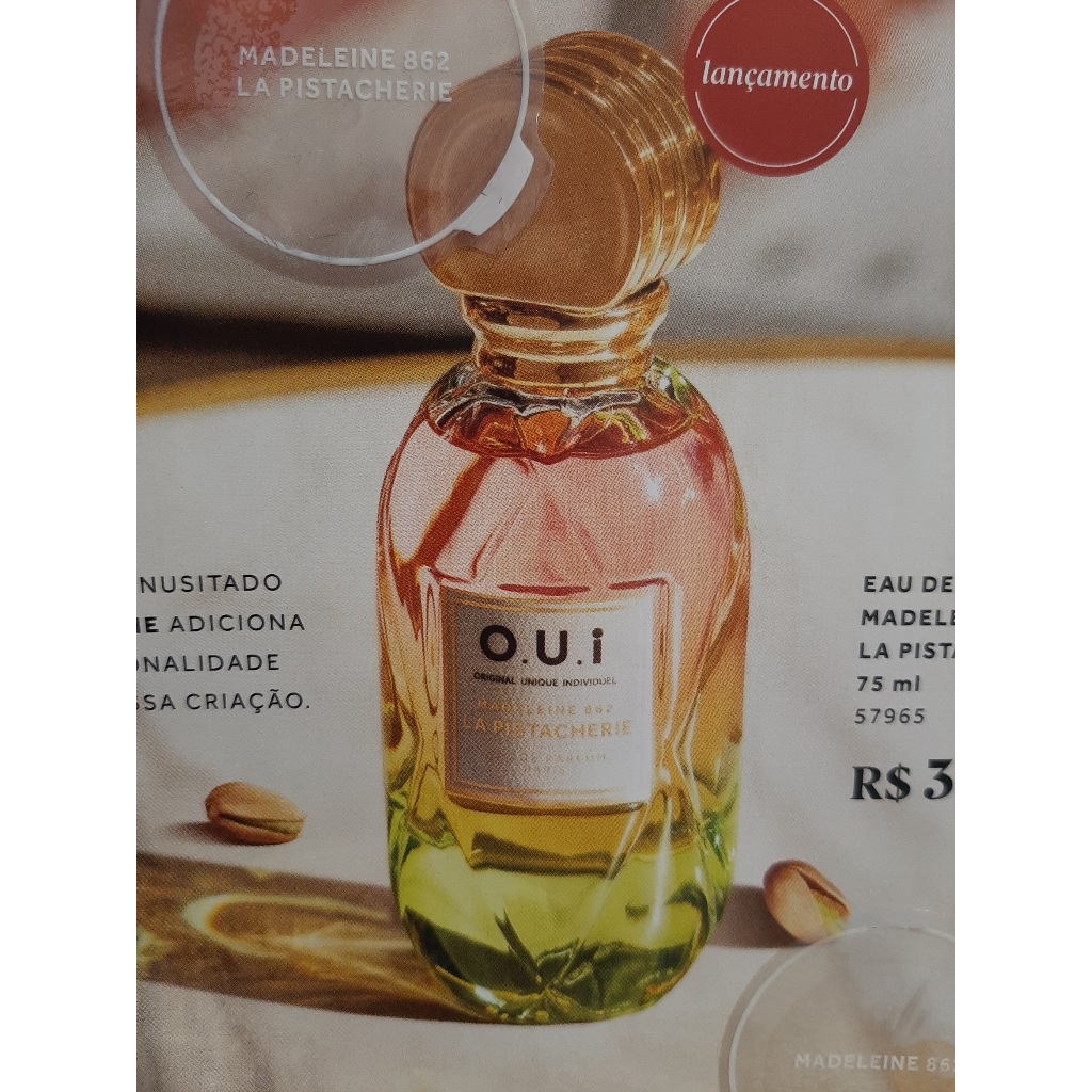 EAU DE PARFUM OUI LA PISTACHERIE 75ml | Shopee Brasil