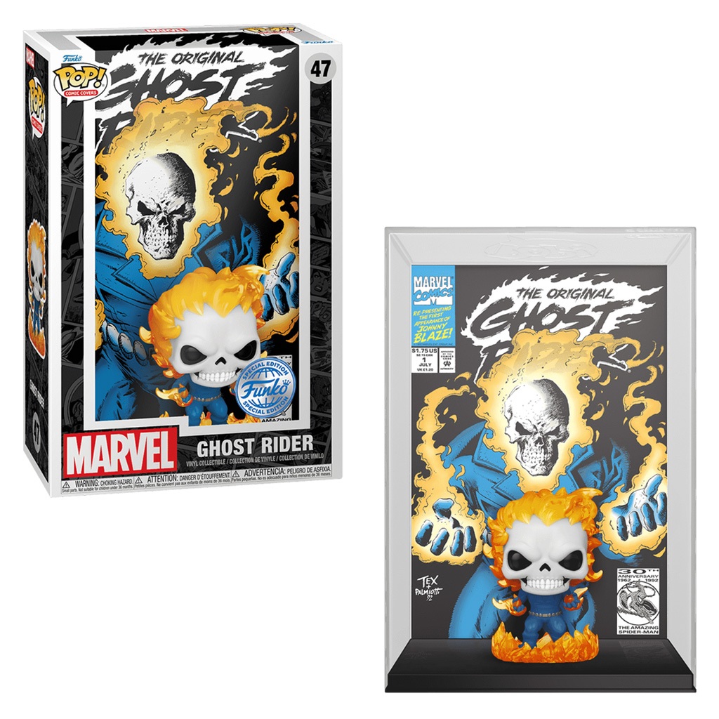 FUNKO POP COMIC COVERS MARVEL EXCLUSIVE - GHOST RIDER 47 (77062) NOVO ...